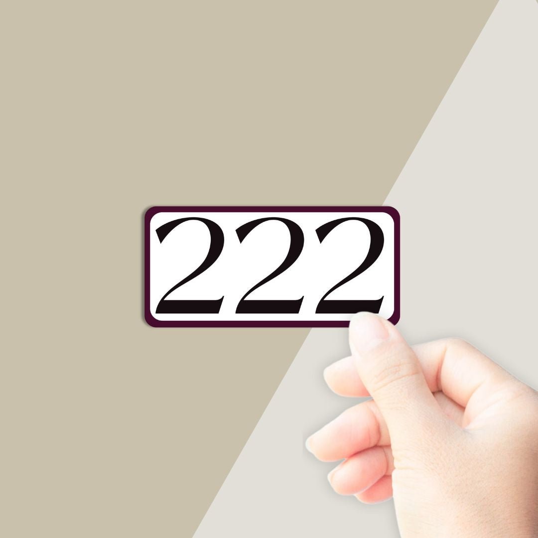 222 Sticker – PleaseNotes